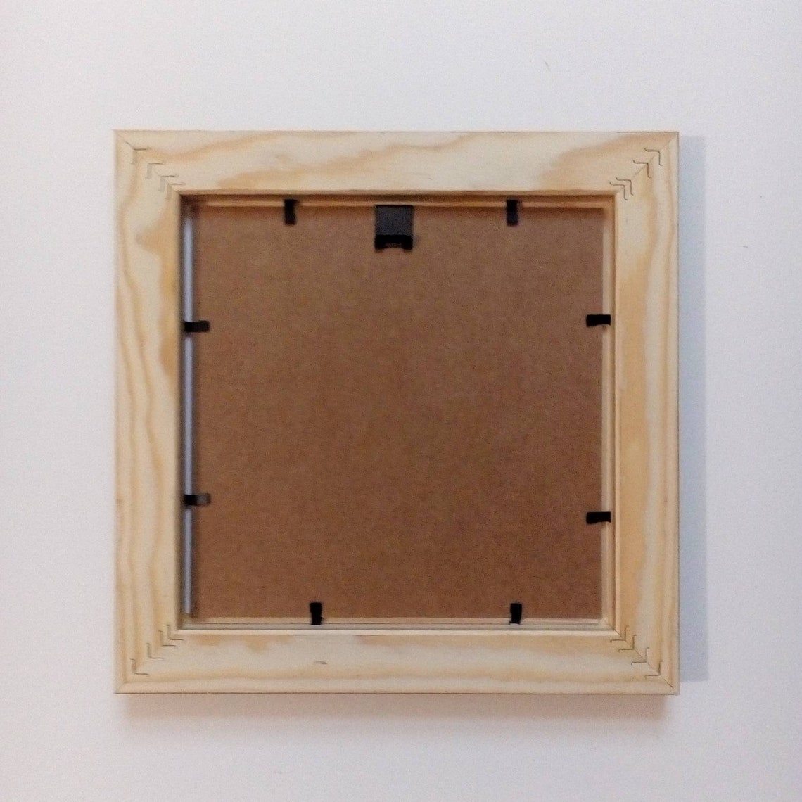 Square chunky rustic photo frames | Etsy