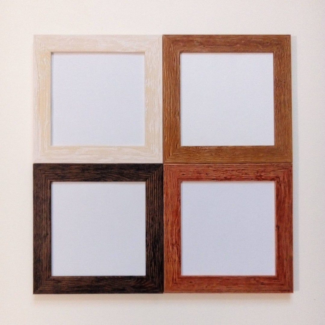 Square Chunky Rustic Photo Frames - Etsy