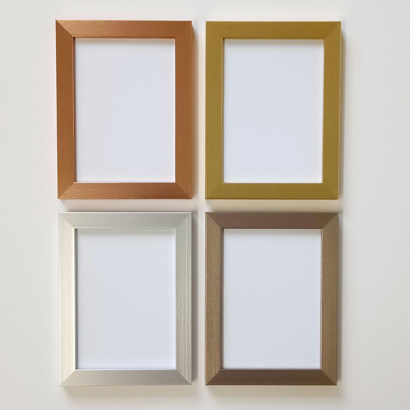 Metallic Brushed Photo/picture Frames - Etsy UK