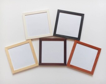 Handmade Classic Square Picture Photo Frames Wooden Effect 11 - Etsy UK
