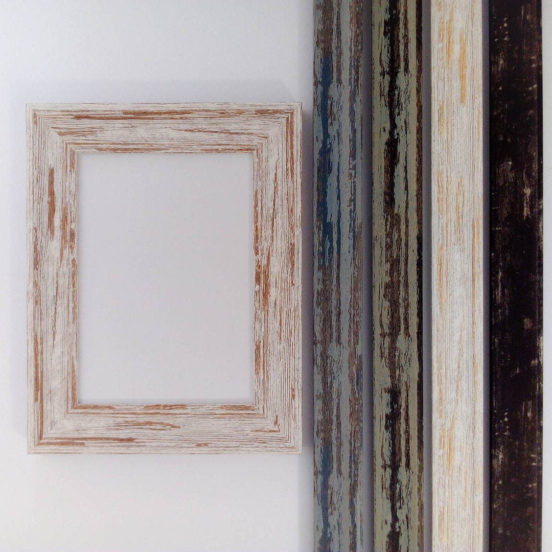 Distressed Photo Frame - Etsy UK