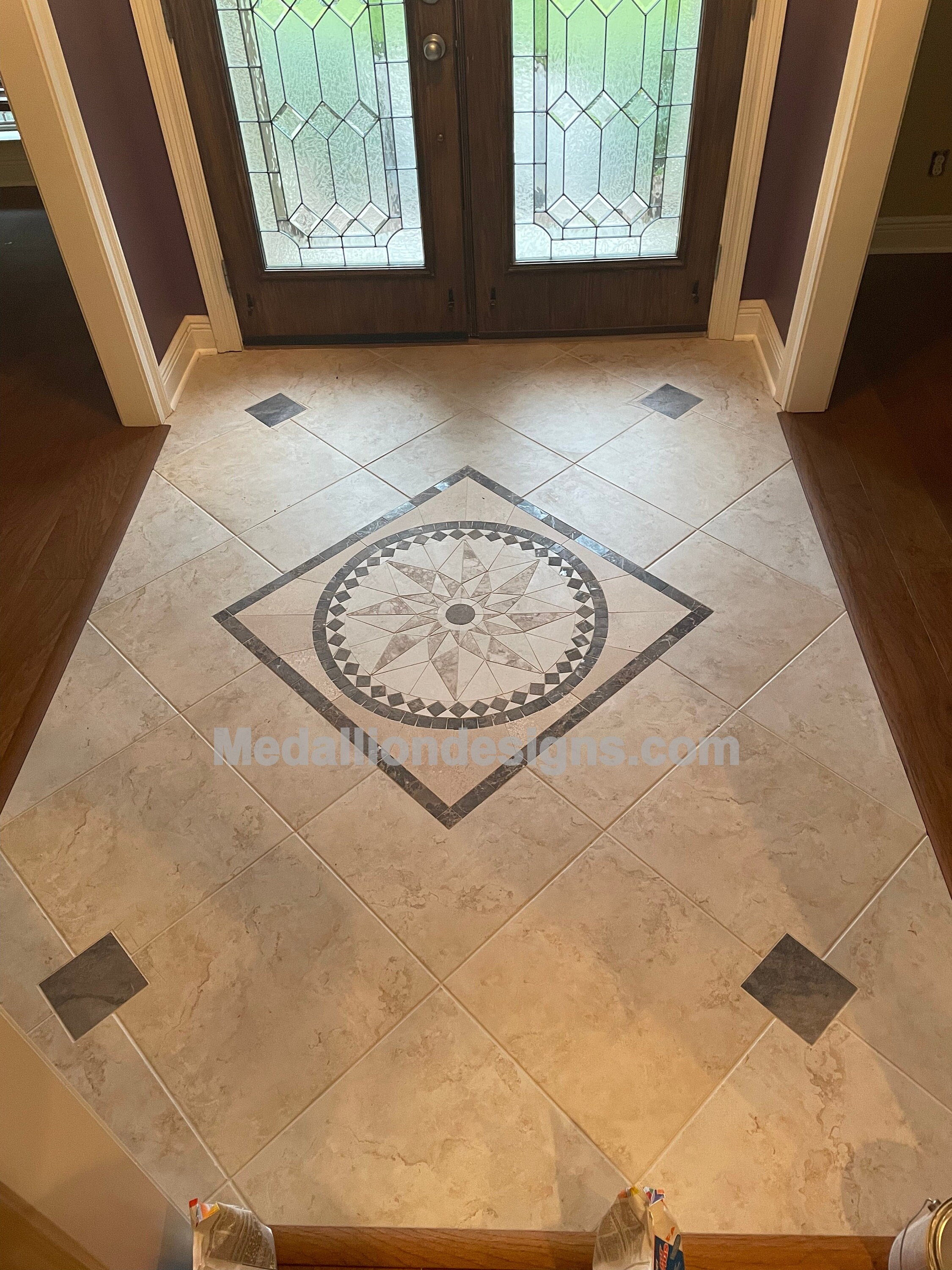 Tile Floor Medallion Designs