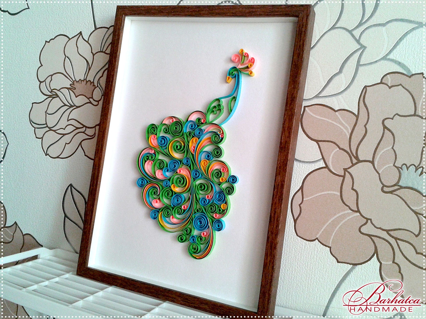 Quilling Pattern Bird Peacock Template Bird Peacock Paper Etsy