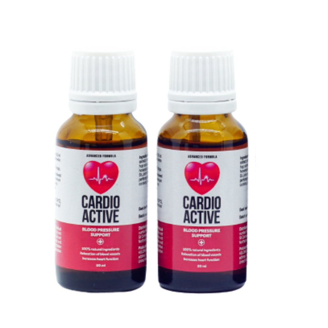 CARDIO ACTIVE Heart Health Support Drops With Hawthorn Field - Etsy