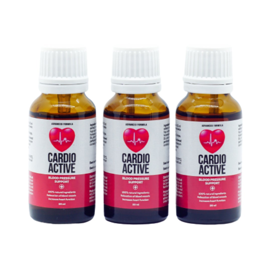 CARDIO ACTIVE Heart Health Support Drops With Hawthorn, Field Horsetail ...