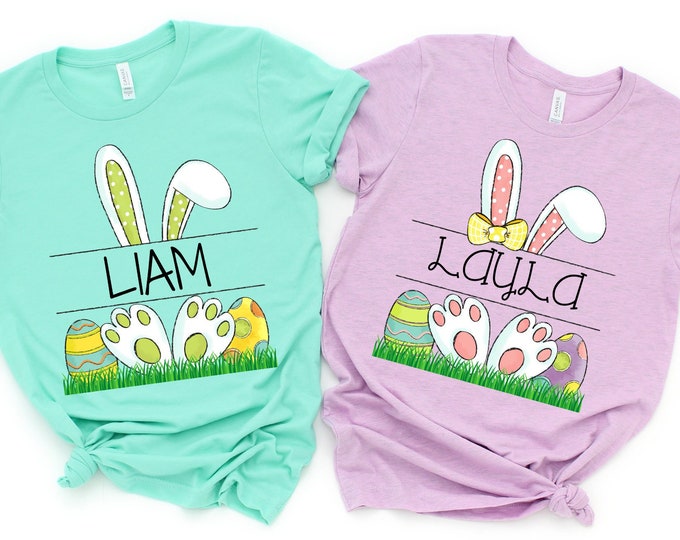 Easter Shirt Bunny Shirt Custom Easter Shirt Custom Bunny - Etsy