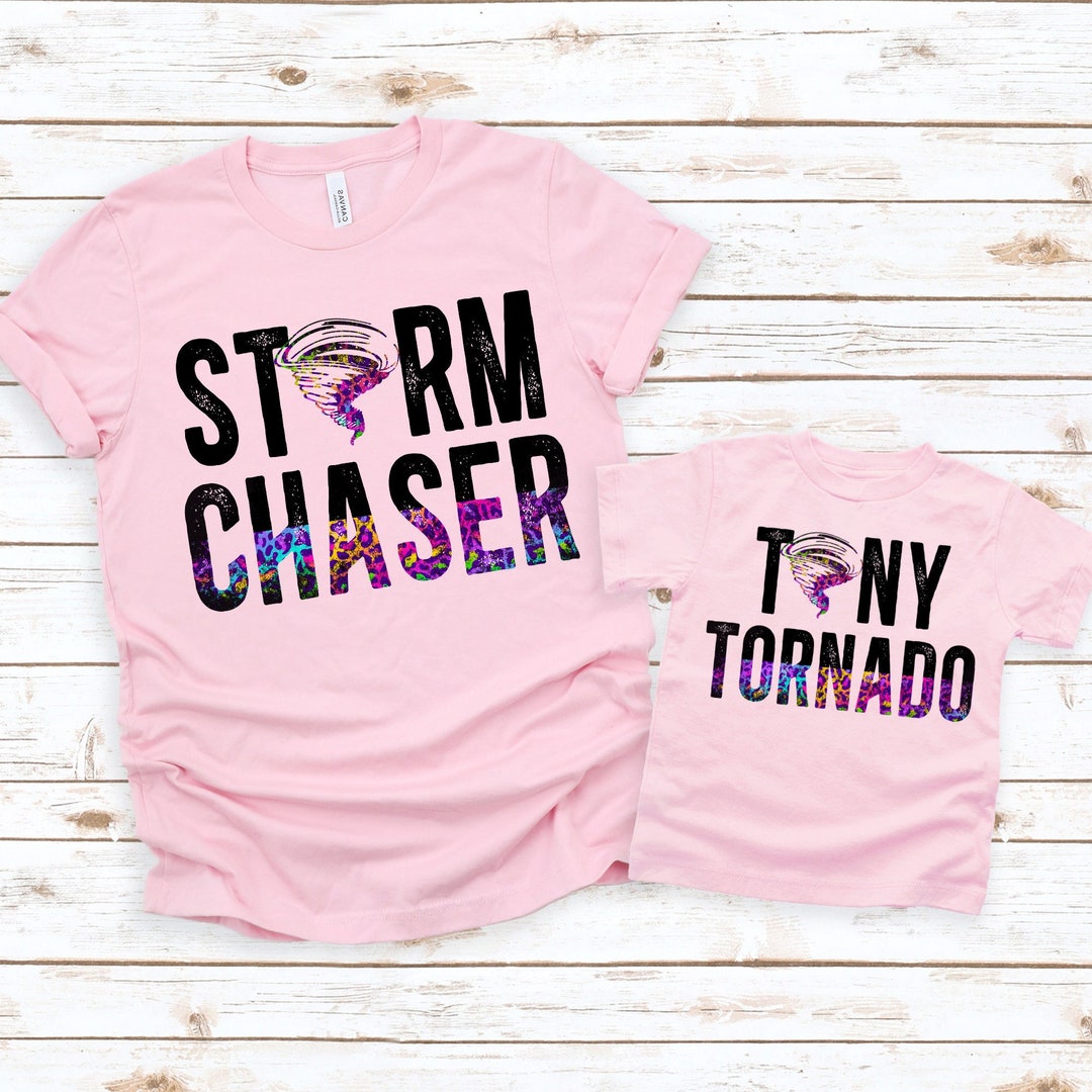 Storm Chaser Shirt, Tiny Tornado Shirt, Mommy and Me Shirts, Mother and ...