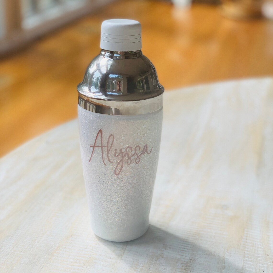 Cocktail Shaker Gift Set With Rhinestone Shot Glasses, Bottle Opener ...