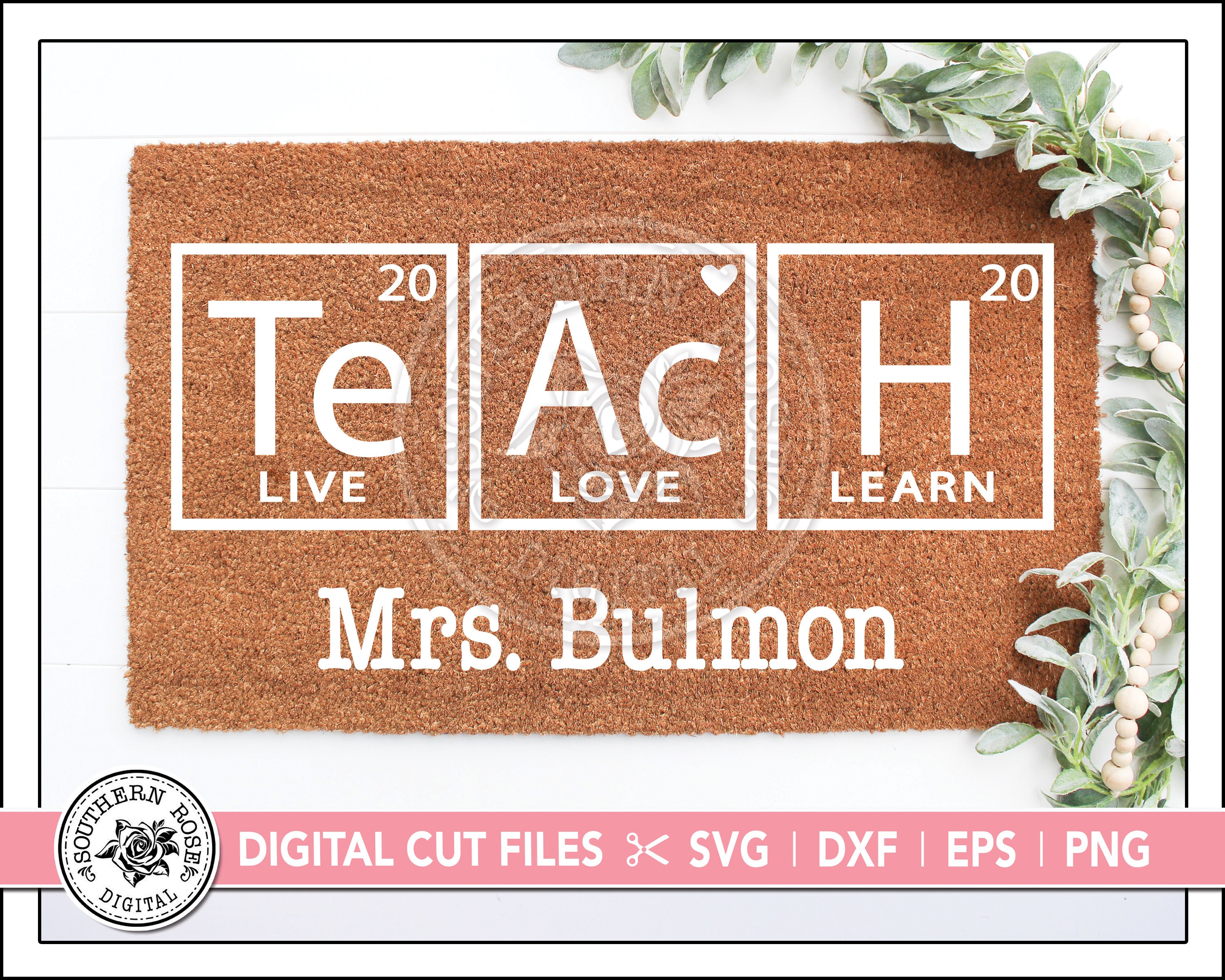 Teacher Svg Teach Svg Teacher Gift Svg Love Teach Svg Live | Etsy