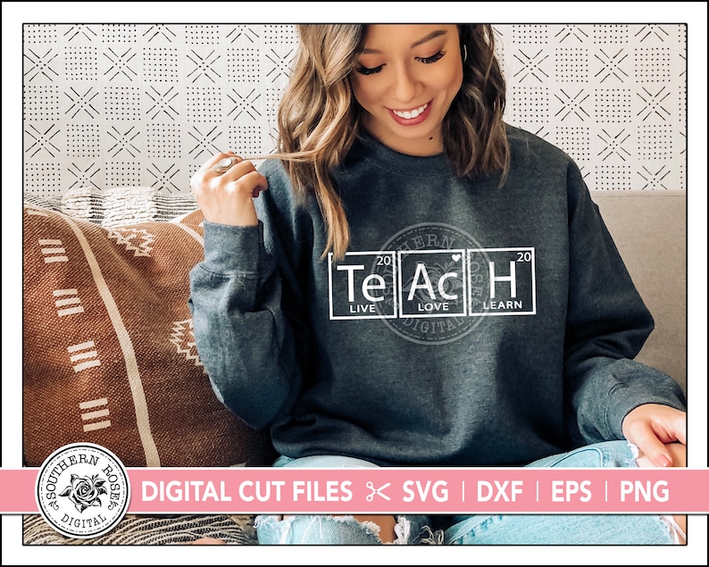 Teacher Svg Teach Svg Teacher Gift Svg Love Teach Svg Live | Etsy