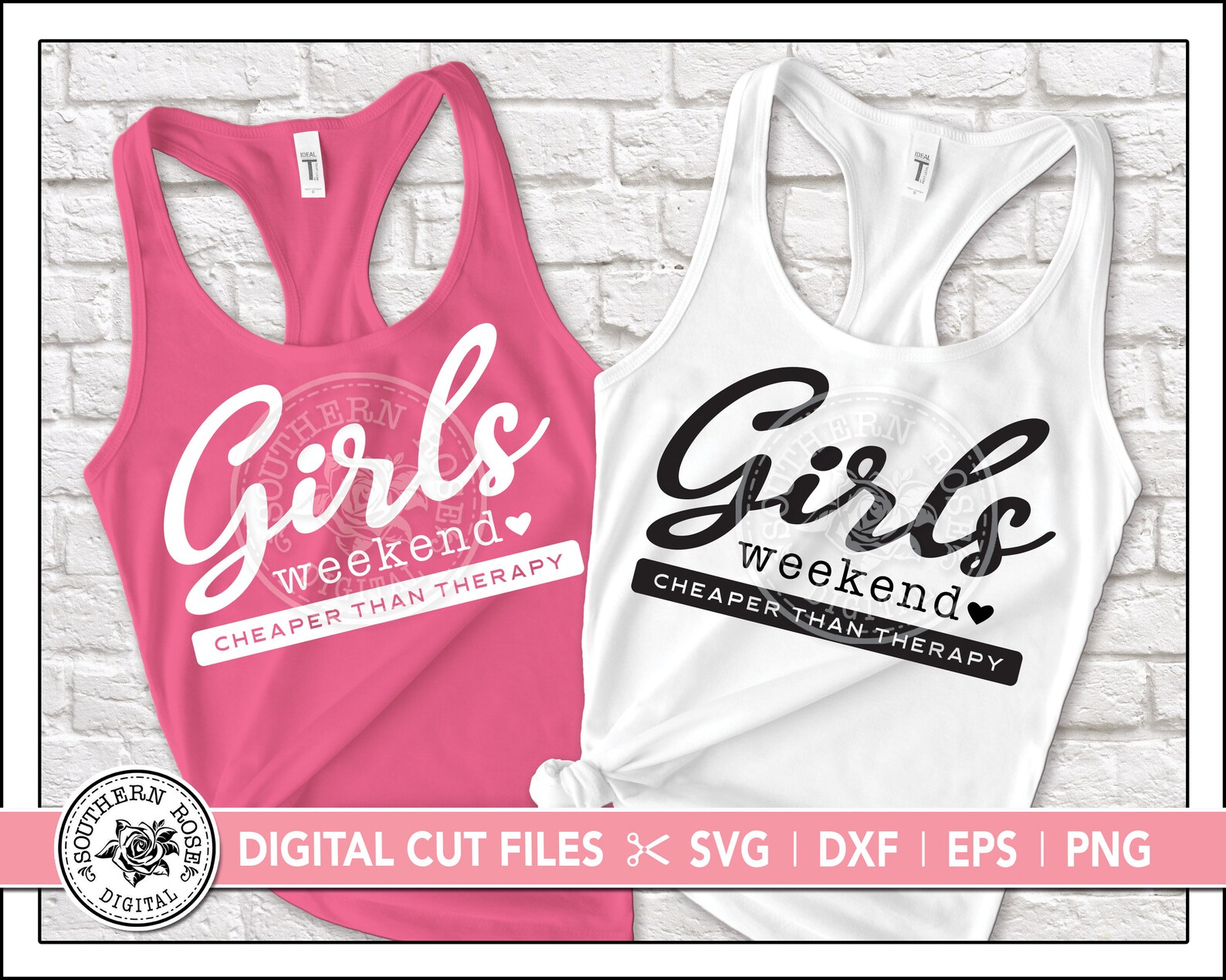 Girls Weekend Svg Cheaper Than Therapy Svg Weekend Trip Svg | Etsy