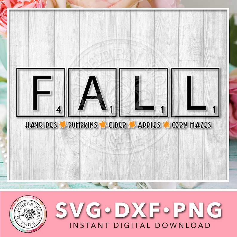 Fall Sign Svg Fall Scrabble Tiles Svg Fall Porch Sign Fall - Etsy México