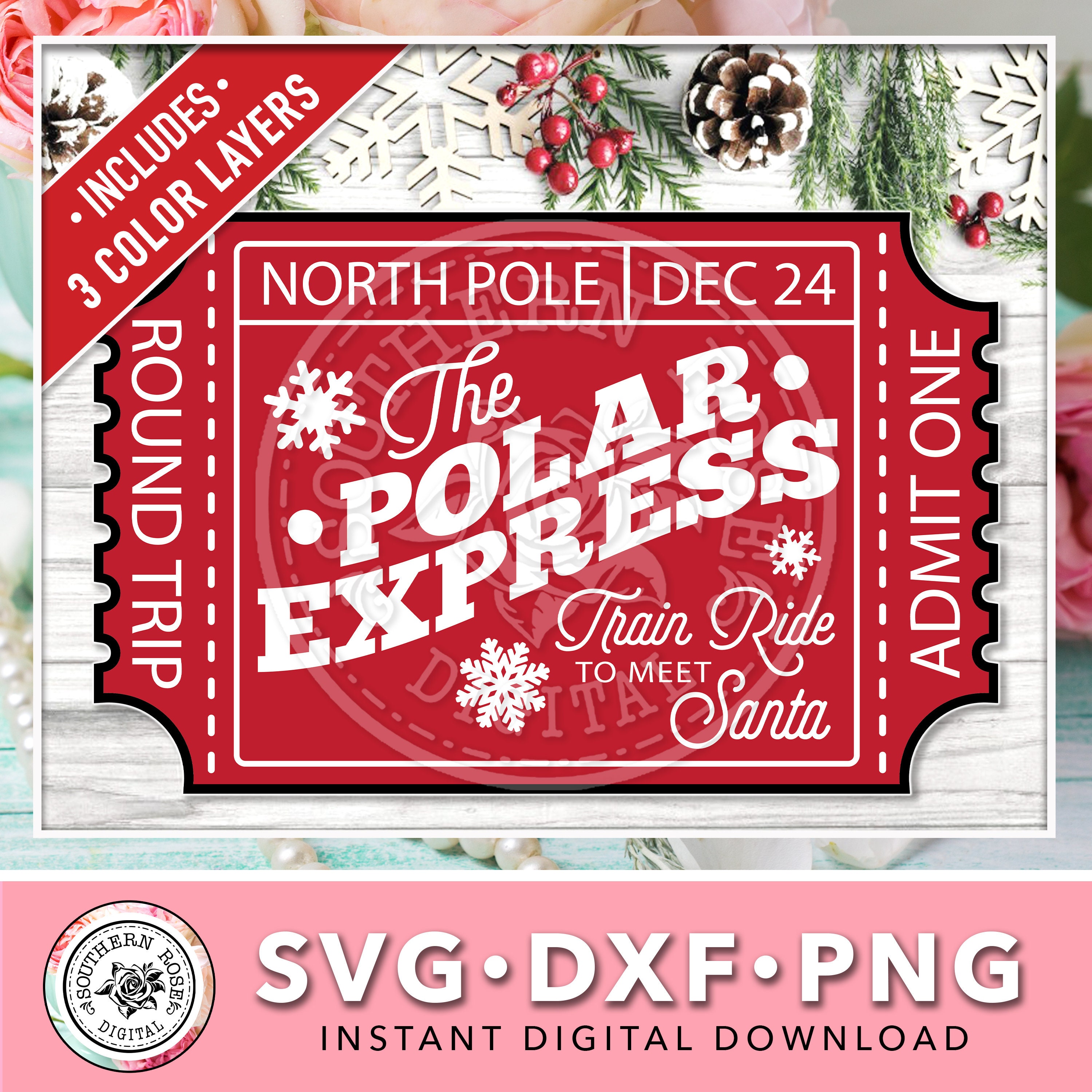 polar-express-ticket-svg-dxf-christmas-ticket-svg-dxf-etsy