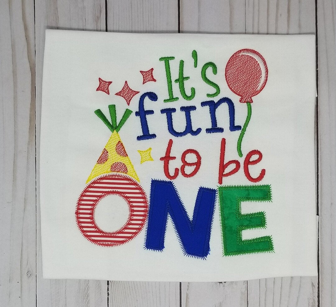 Chemise de 1er anniversaire Fun to Be One Chemise danniversaire de ...