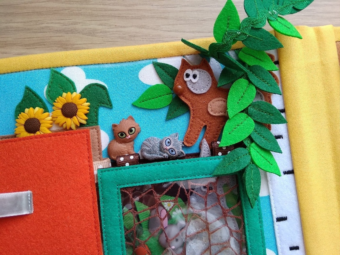 FARM Quiet Book PDF Pattern & Tutorial Diy Quiet Book Pages - Etsy