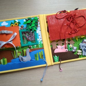 FARM Quiet Book PDF Pattern & Tutorial, Diy Quiet Book Pages, Busy Book ...
