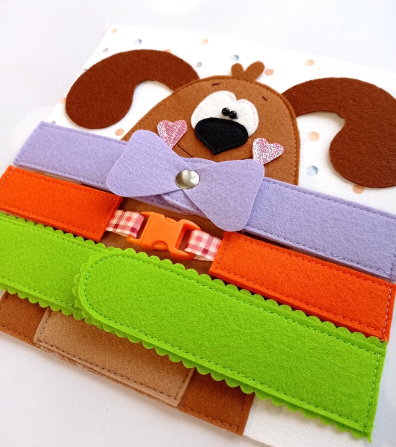 FUNNY DOG Quiet Book Page Pdf Pattern Baby Book Pattern Felt - Etsy