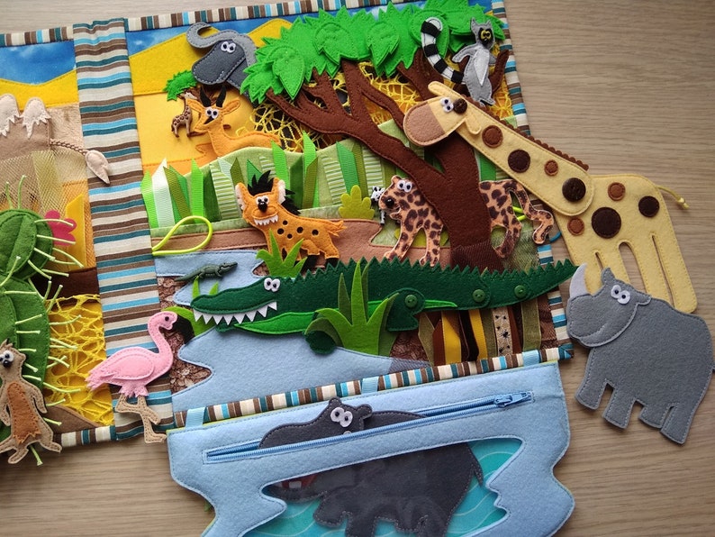 AFRICA Quiet Book PDF Pattern & Tutorial Diy Quiet Book - Etsy