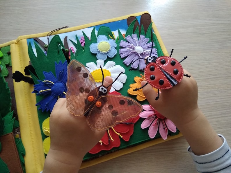 BUGS Quiet Book PDF Pattern & Tutorial DIY Quiet Book Pages - Etsy