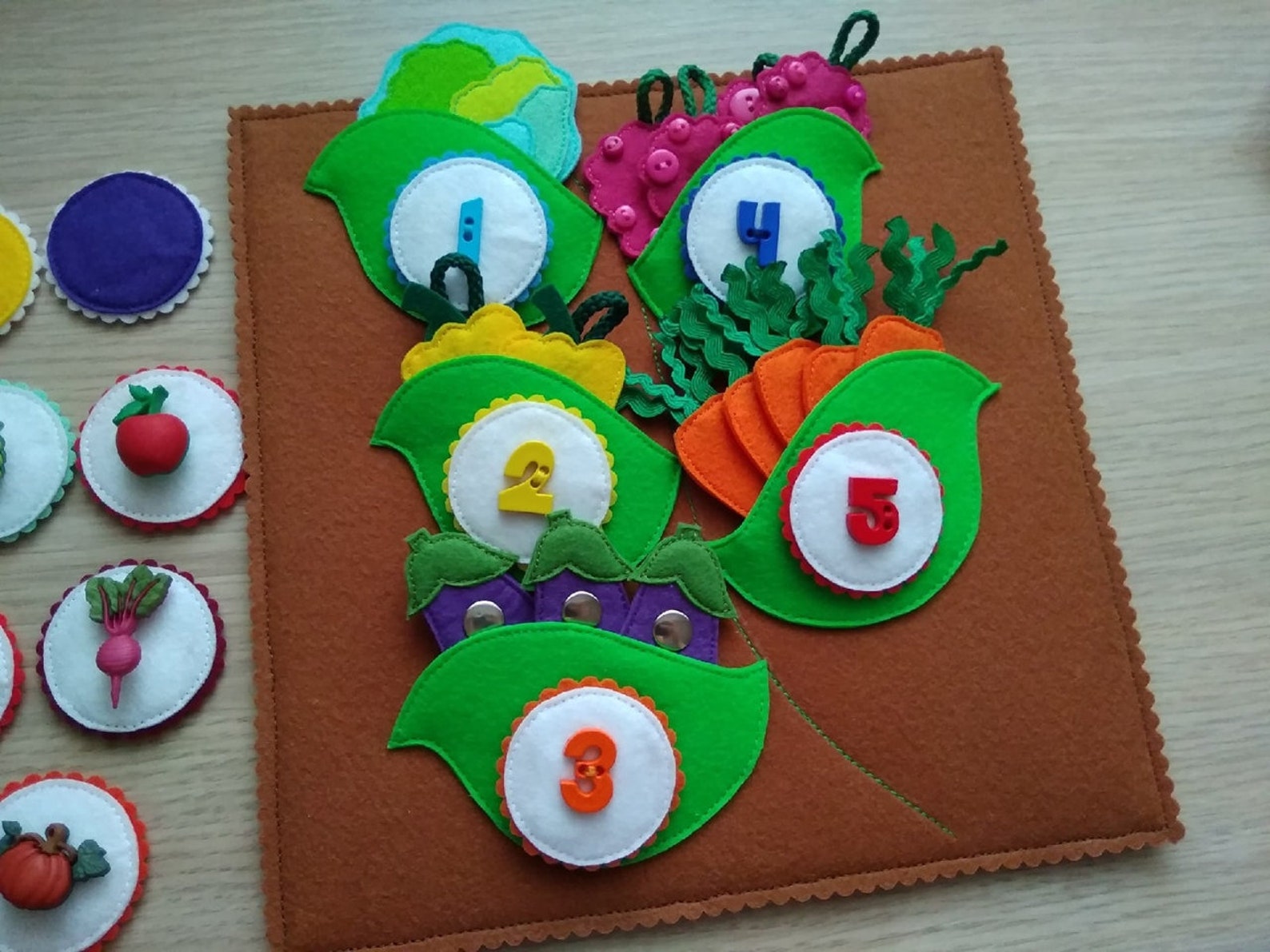 MOLE'S GARDEN Quiet Book PDF Pattern & Tutorial Diy Quiet - Etsy