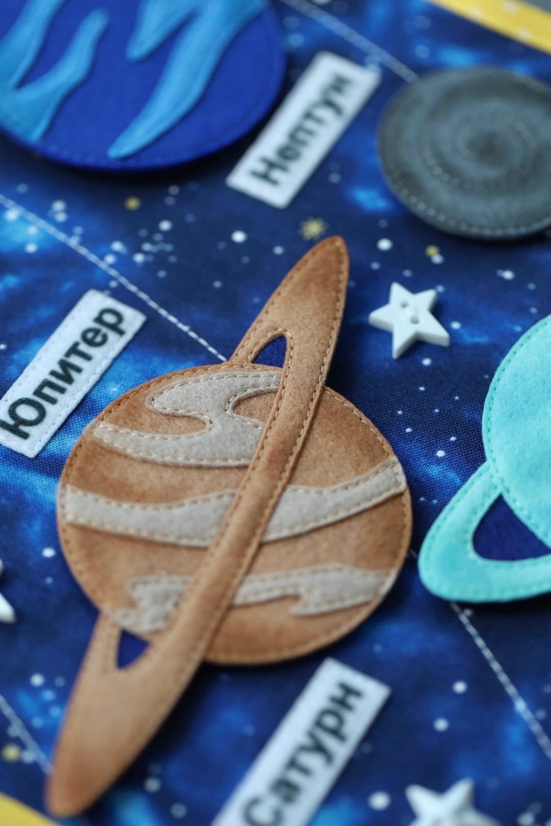 SOLAR SYSTEM Quiet Book Pattern, Diy SPACE Quiet Book Pages, Busy Book ...