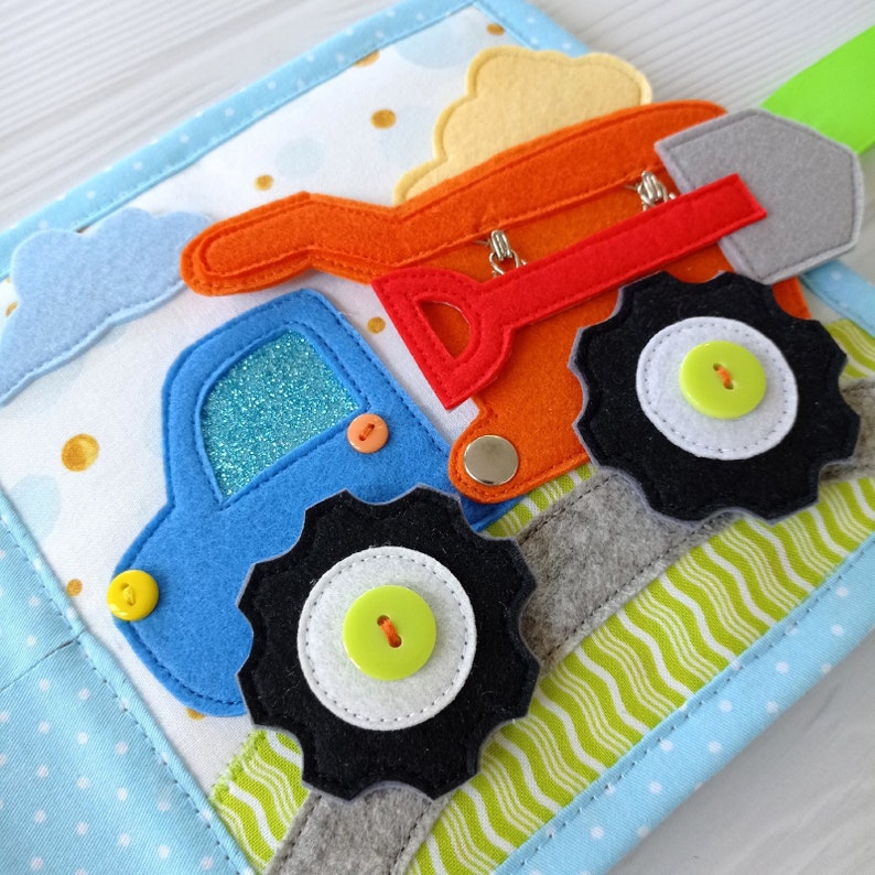 TRANSPORT Quiet Book PDF Pattern for Toddlers Activity, Busy Book ...