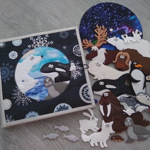 ARCTIC Quiet Book PDF Pattern & Tutorial, Diy Quiet Book Pages, Busy ...