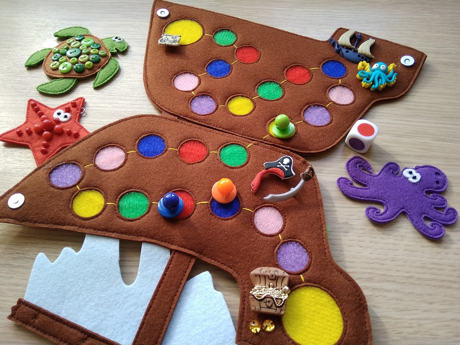 UNDER the SEA Quiet Book PDF Pattern & Tutorial Diy Quiet - Etsy