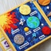 SOLAR SYSTEM Quiet Book Pattern, Diy SPACE Quiet Book Pages, Busy Book ...