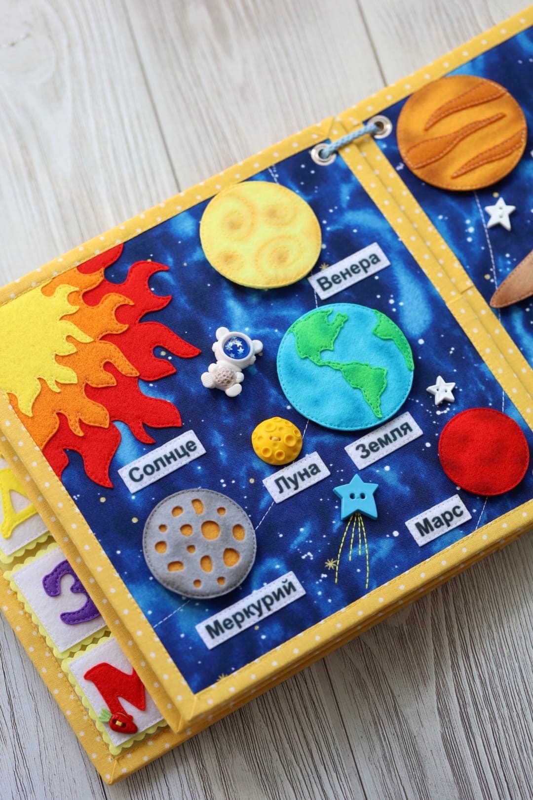 SOLAR SYSTEM Quiet Book Pattern, Diy SPACE Quiet Book Pages, Busy Book ...