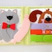 FLUFFY CAT Quiet Book Page Pdf Pattern, Baby Book Pattern, Felt Book ...