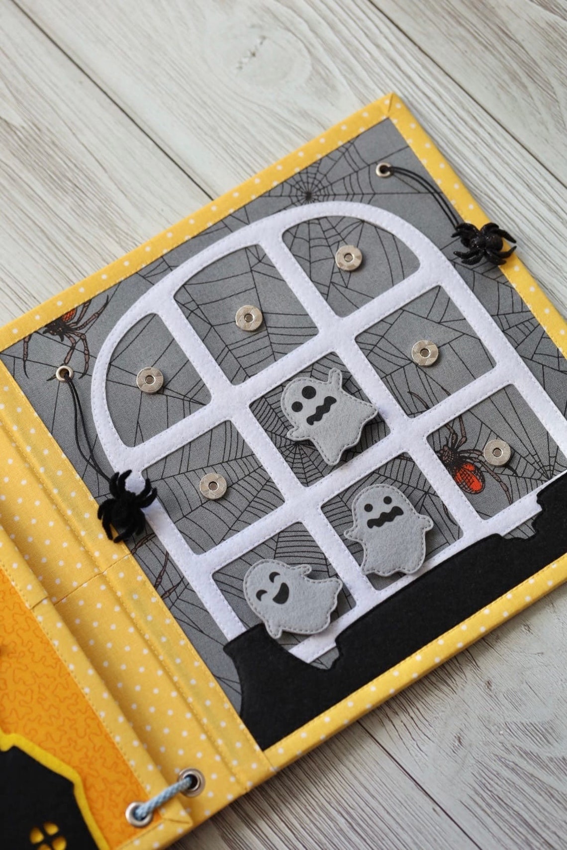 HAUNTED HOUSE Quiet Book Pdf Pattern, Halloween Busy Book Pattern ...