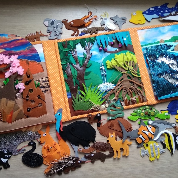 Felt Busy Book - Etsy