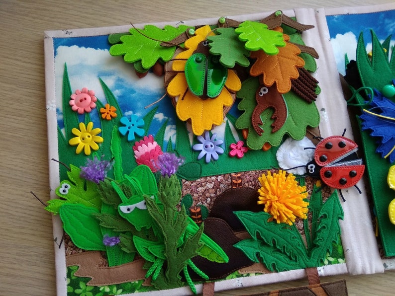 BUGS Quiet Book PDF Pattern & Tutorial DIY Quiet Book Pages - Etsy