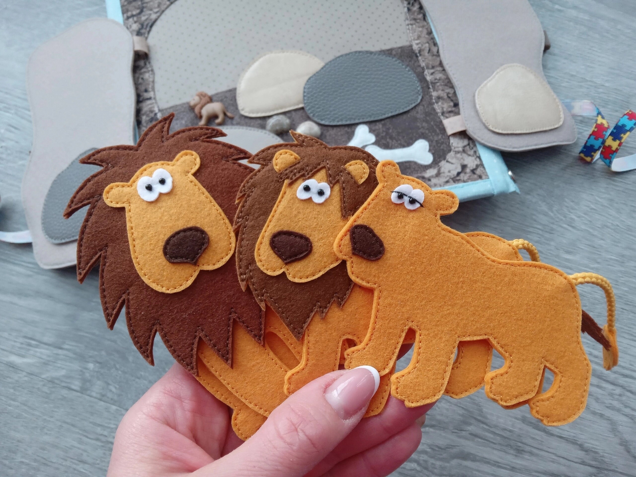 Daniel in the Lions Den, BIBLE STORIES Quiet Book Pattern, Toddler Busy ...
