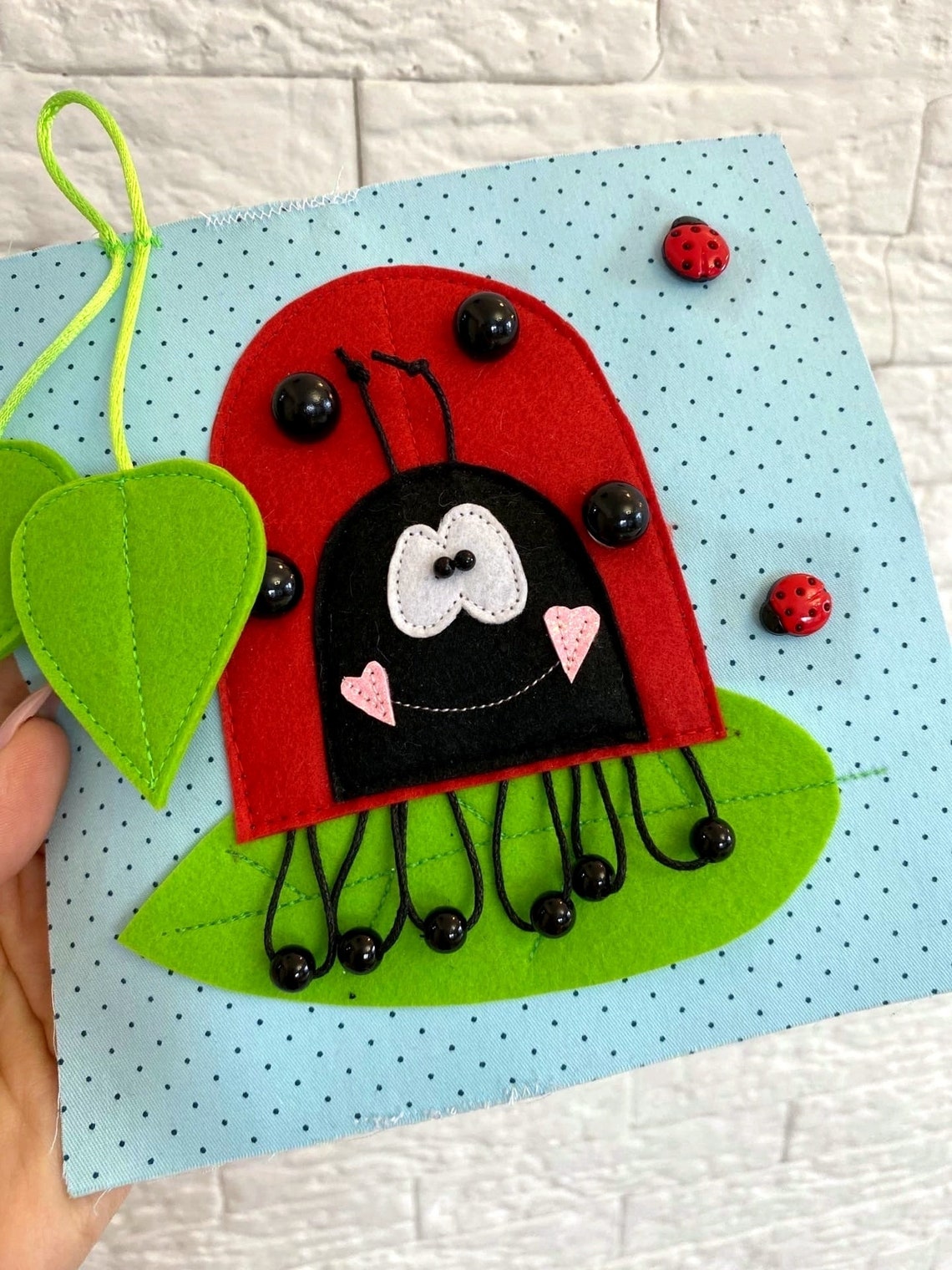 LADYBUG Quiet Book PDF Pattern, Baby Book Pattern, Diy Quiet Book Pages ...