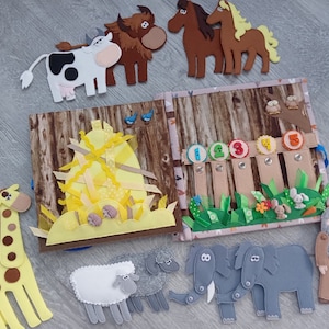 Noah Ark, BIBLE STORIES Quiet Book Pattern, Toddler Busy Book Pattern ...