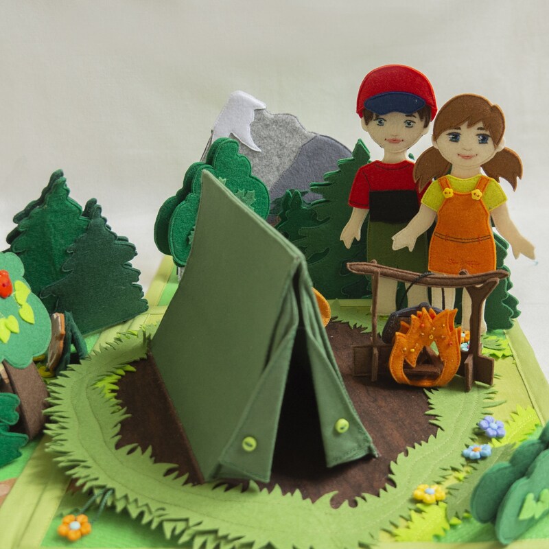 Felt Camping Set - Etsy