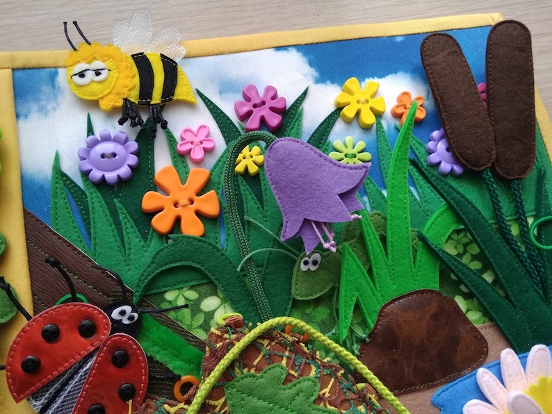 BUGS Quiet Book PDF Pattern & Tutorial DIY Quiet Book Pages - Etsy