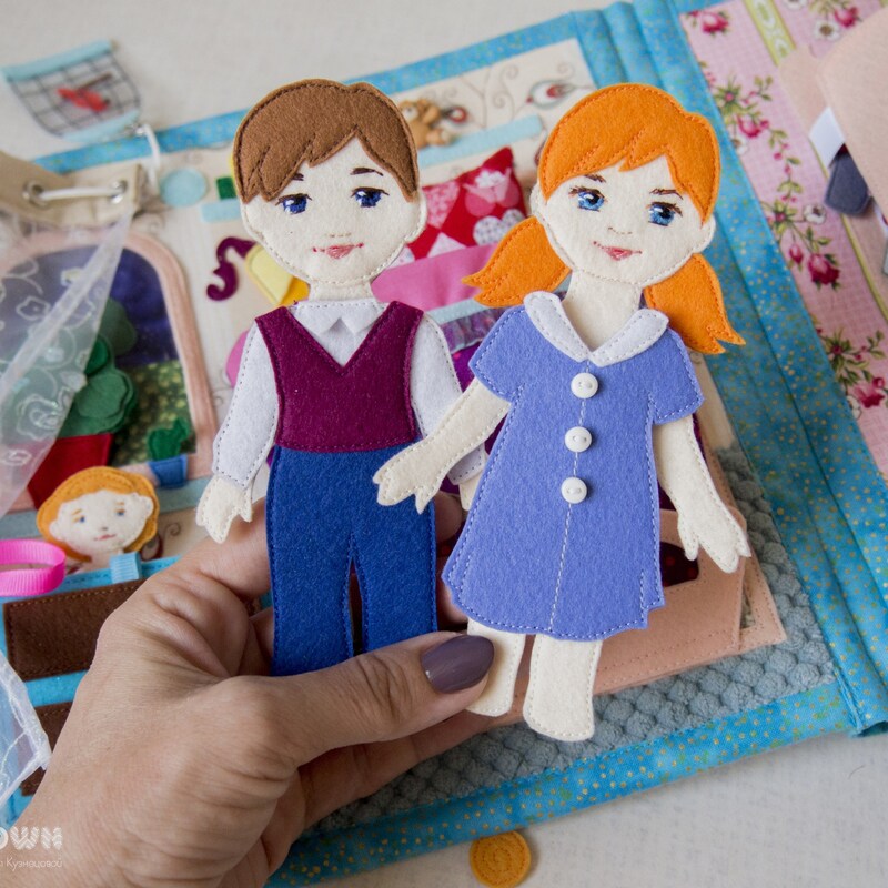 Felt Paper Dolls - Etsy