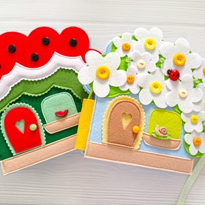 DOLLHOUSE Quiet Book PDF Pattern, Felt Doll With Clothes, Diy Quiet ...