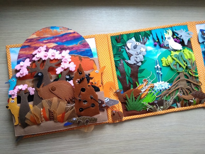 AUSTRALIA Quiet Book PDF Pattern & Tutorial Diy Quiet Book - Etsy Australia