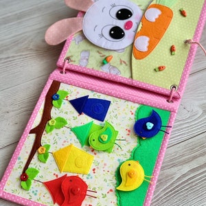 6 PAGES Baby Book Pattern 8"x8", PDF & SVG Quiet Book Pattern, Diy Busy ...