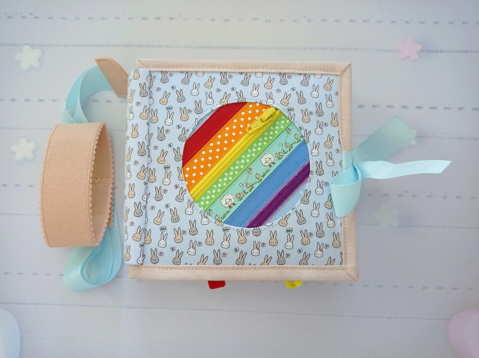 RAINBOW Baby Book Pattern for Kids 1, 2 Years Old, PDF & SVG Quiet Book ...