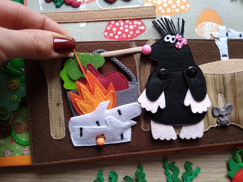 MOLE'S GARDEN Quiet Book PDF Pattern & Tutorial Diy Quiet - Etsy