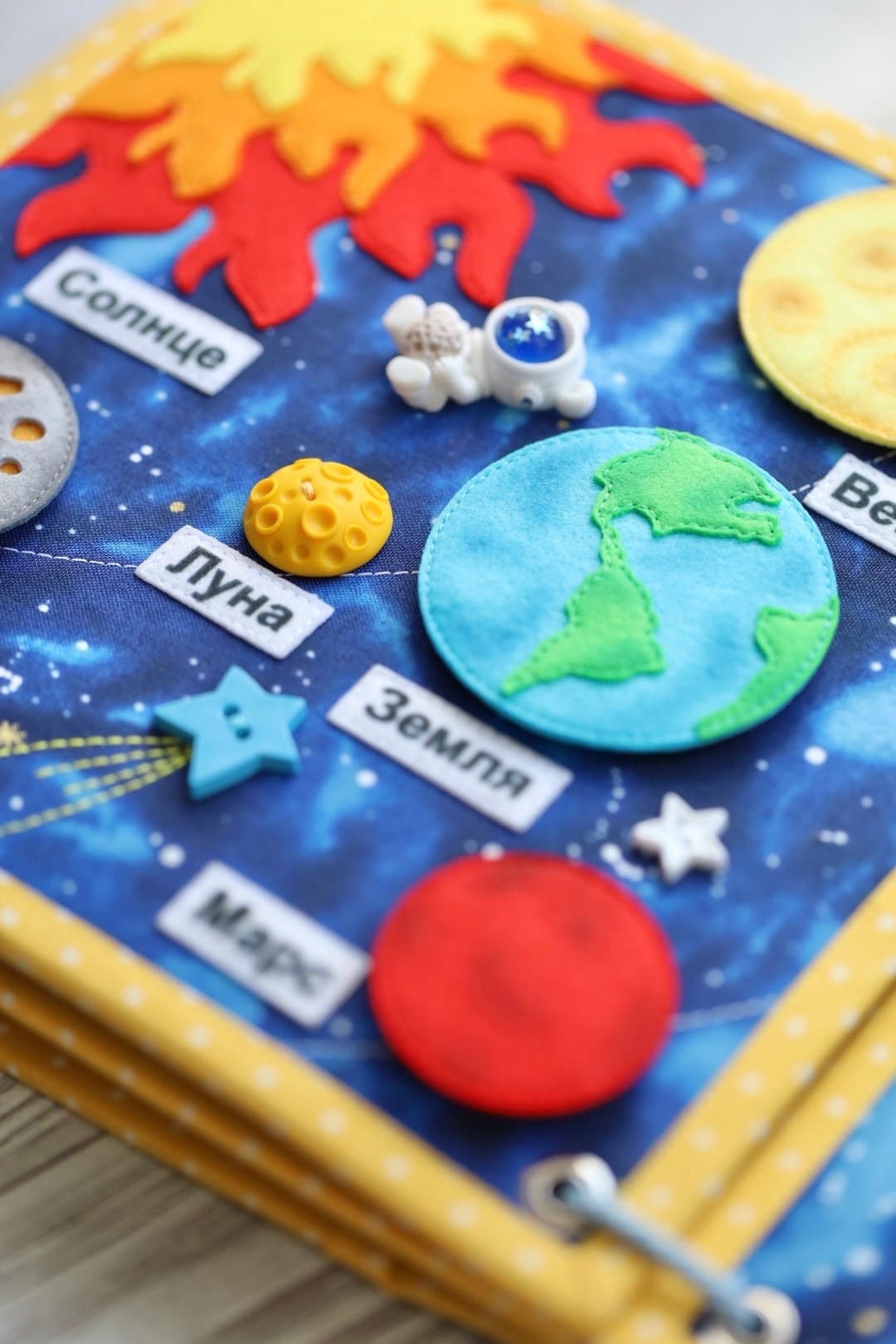 SOLAR SYSTEM Quiet Book Pattern, Diy SPACE Quiet Book Pages, Busy Book ...