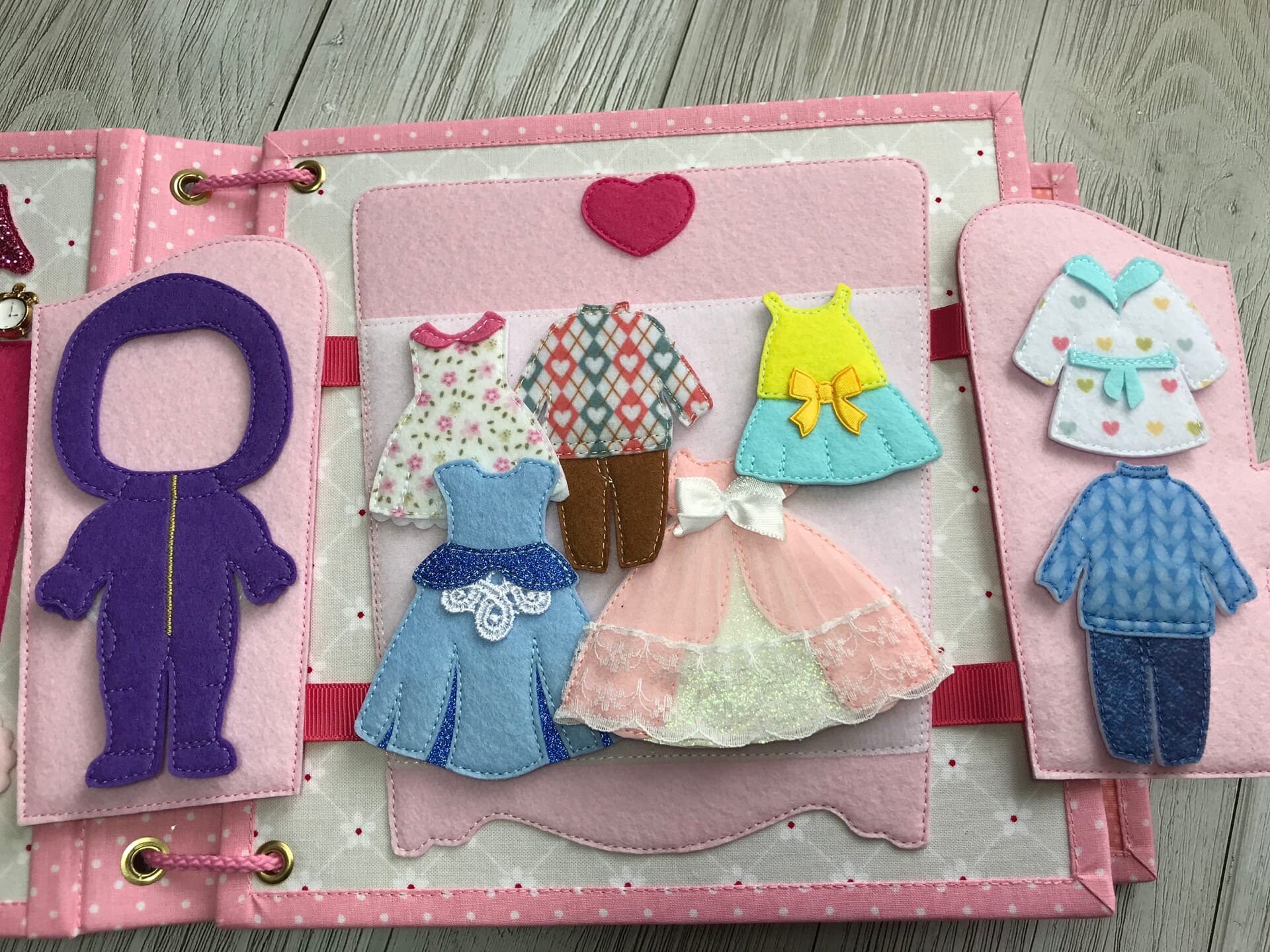 DOLLHOUSE Quiet Book PDF Pattern, Diy Quiet Book Pages, Busy Book ...