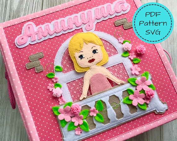 Quiet book family dollhouse store