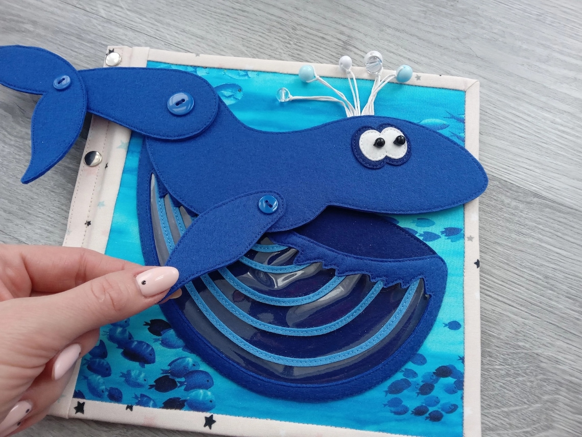 Jonah and the Whale, BIBLE STORIES Quiet Book Pattern, Toddler Busy ...