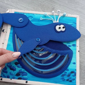 Jonah and the Whale, BIBLE STORIES Quiet Book Pattern, Toddler Busy ...